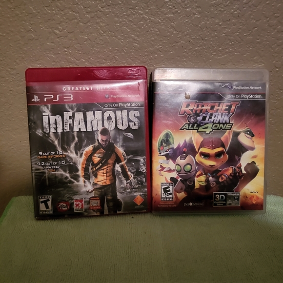 Ps3 | Games | Preowned 2 Ps3 Games Infamous Sony Playstation 3 Ps3 ...